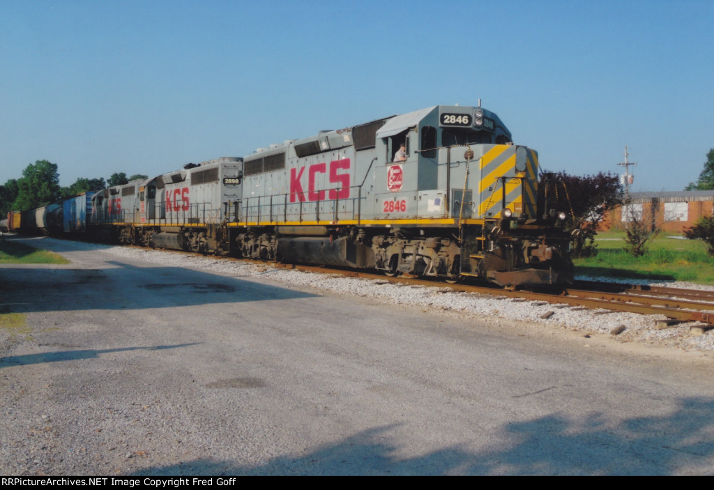 KCS 2846 NORTHBOUND TO CORINTH,MISSISSIPPI